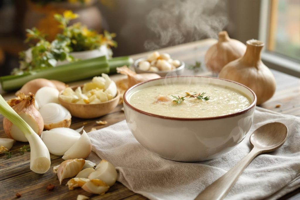 « Une de mes soupes préférées » – un velouté blanc ultra fondant, riche ...